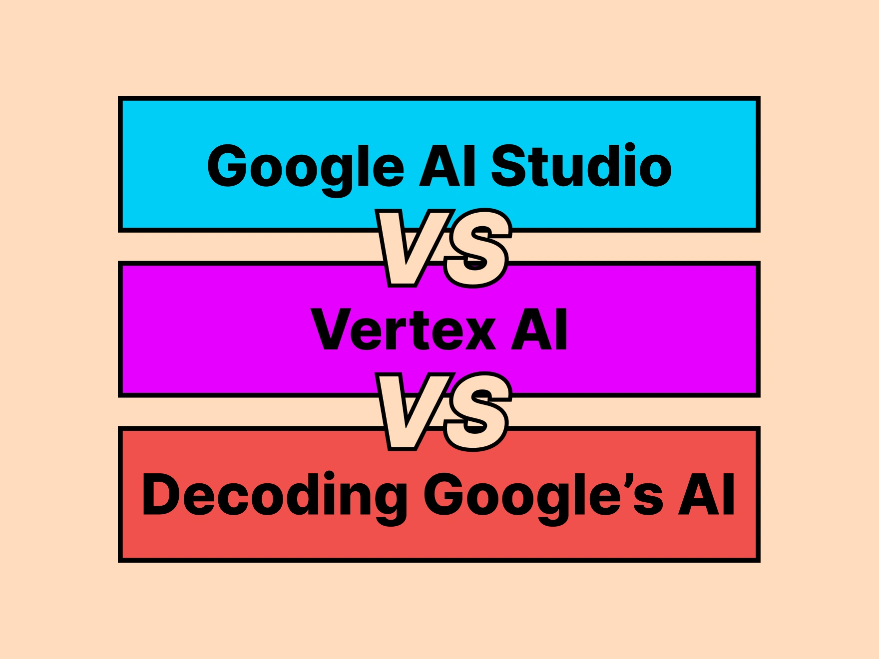 Google AI Studio vs. Vertex AI vs. Gemini: Decoding Google’s AI Google AI Studio vs. Vertex AI vs. Gemini: Decoding Google’s AI