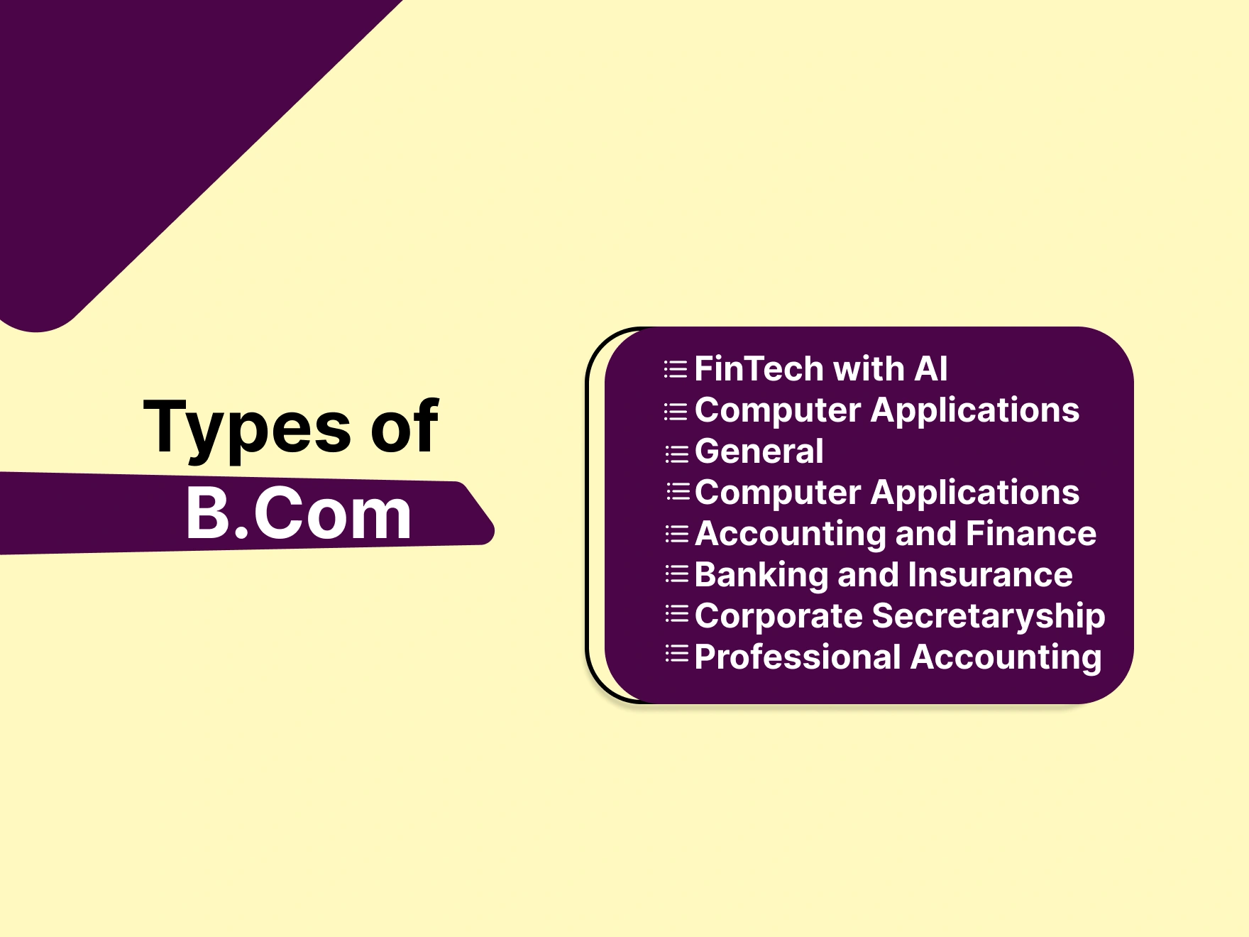 Types of B.Com : Syllabus | Career Opportunities | Top Colleges